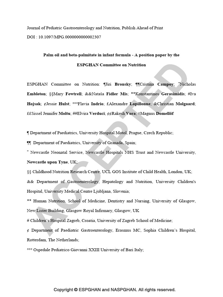 2016_Palm_oil_and_beta-palmitate_in_infant_formula | PDF | Fat | Palm Oil