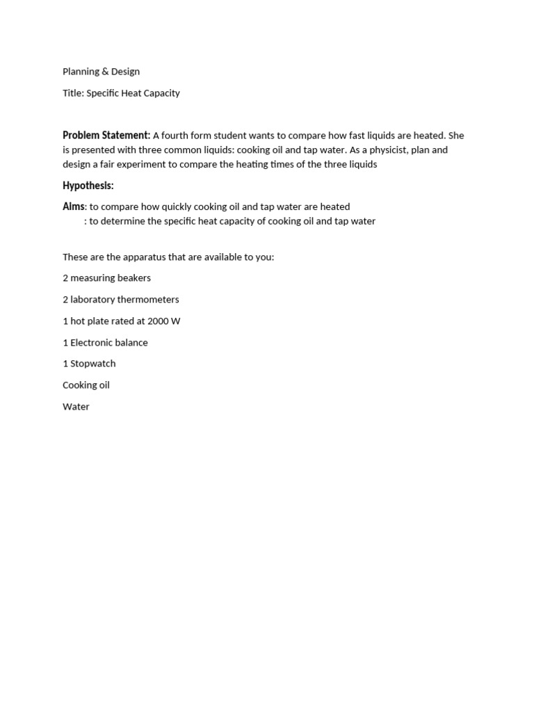 SHC Planning | PDF