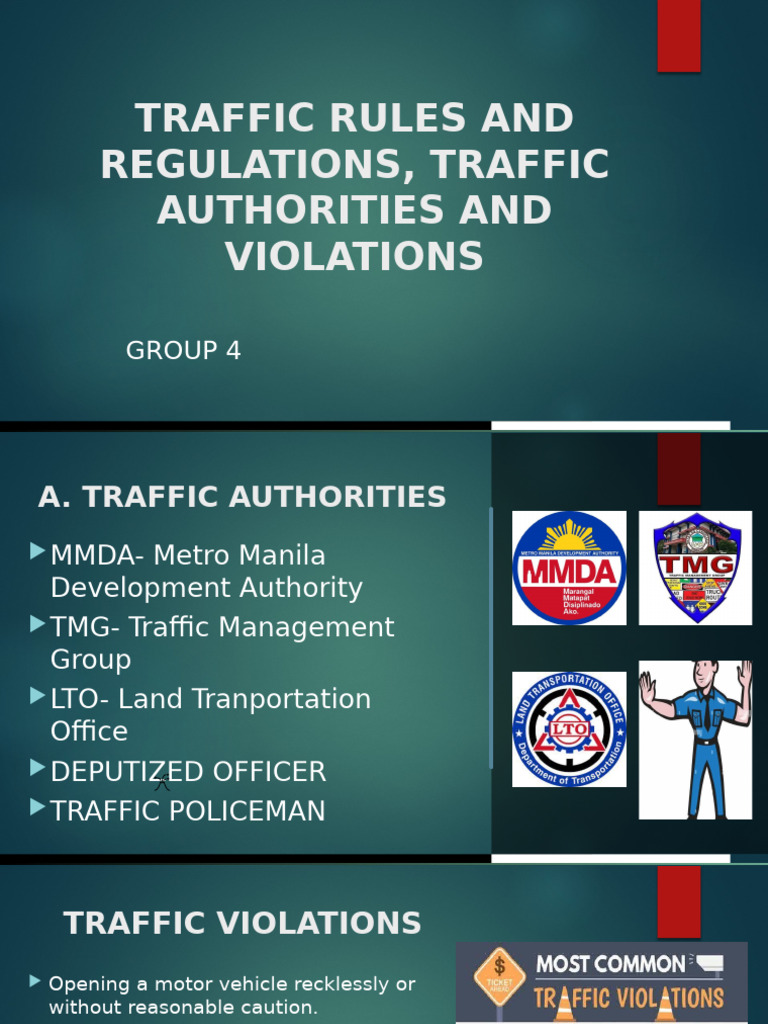 Traffic Rules and Violations Overview | PDF | Traffic | Traffic Light