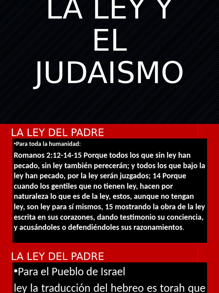 La Ley y El Judaismo | PDF | Ismael | Libro del éxodo
