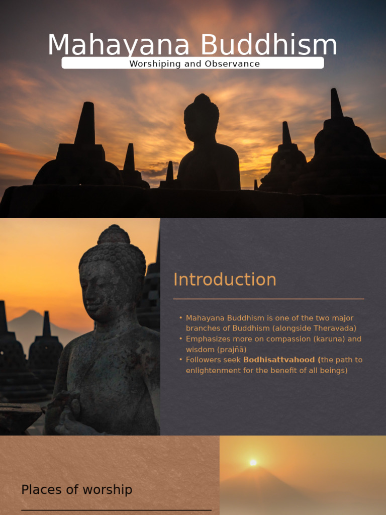Mahayana Buddhism Worship Practices | PDF