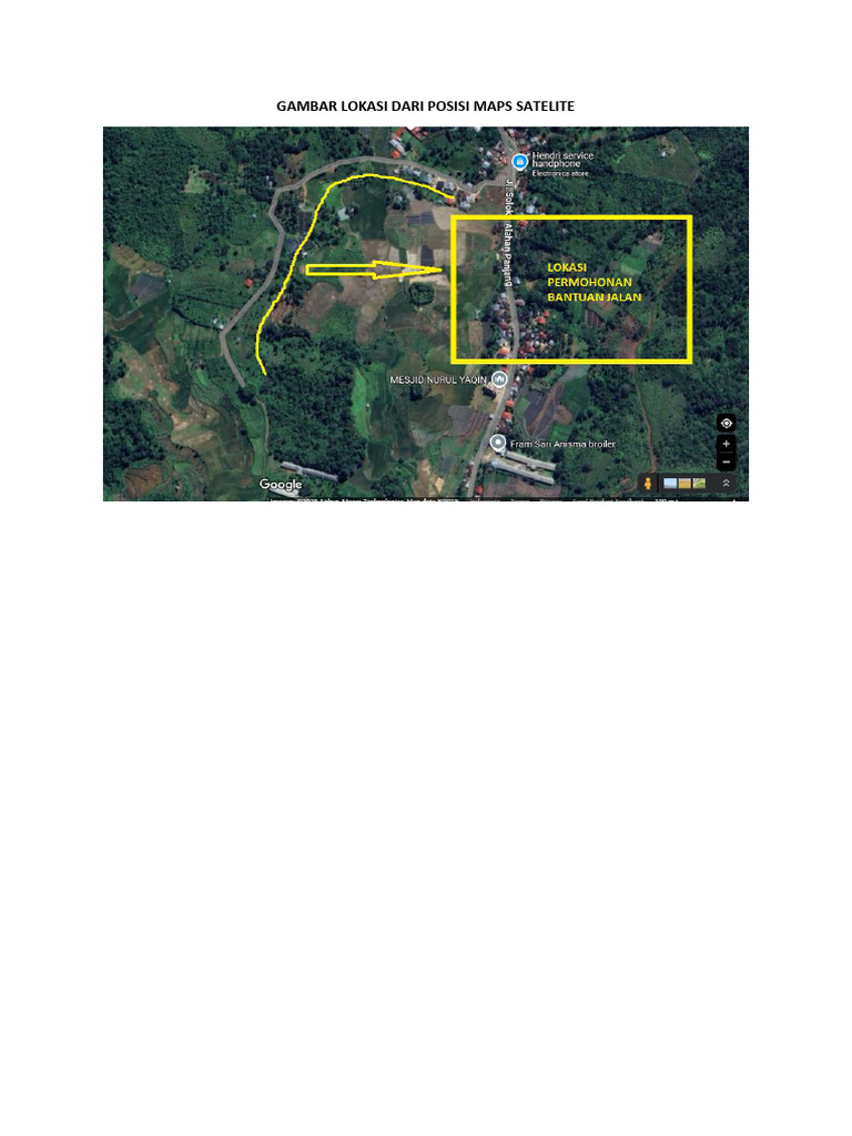 Gambar Lokasi Dari Posisi Maps Satelite | PDF