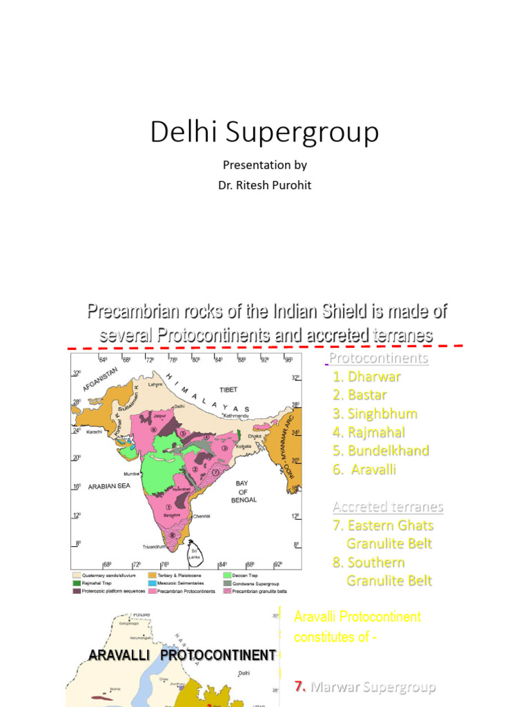 Stratigraphy of Delhi Supergroup | PDF | Geology