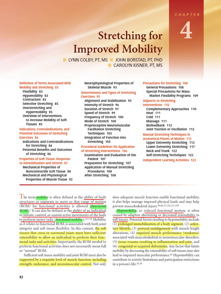 Stretching | PDF | Deformation (Engineering) | Collagen
