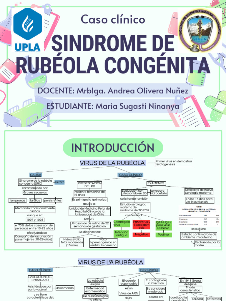 Sindrome de Rubéola Congénita | PDF | Virus | Enfermedades y trastornos ...