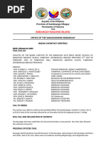 Minutes of Meeting BADAC | PDF