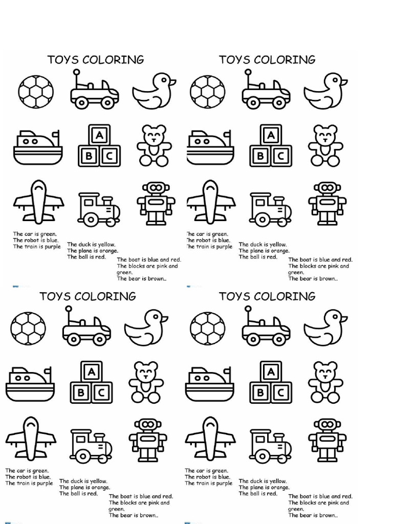 Toys Colors - Junior School | PDF