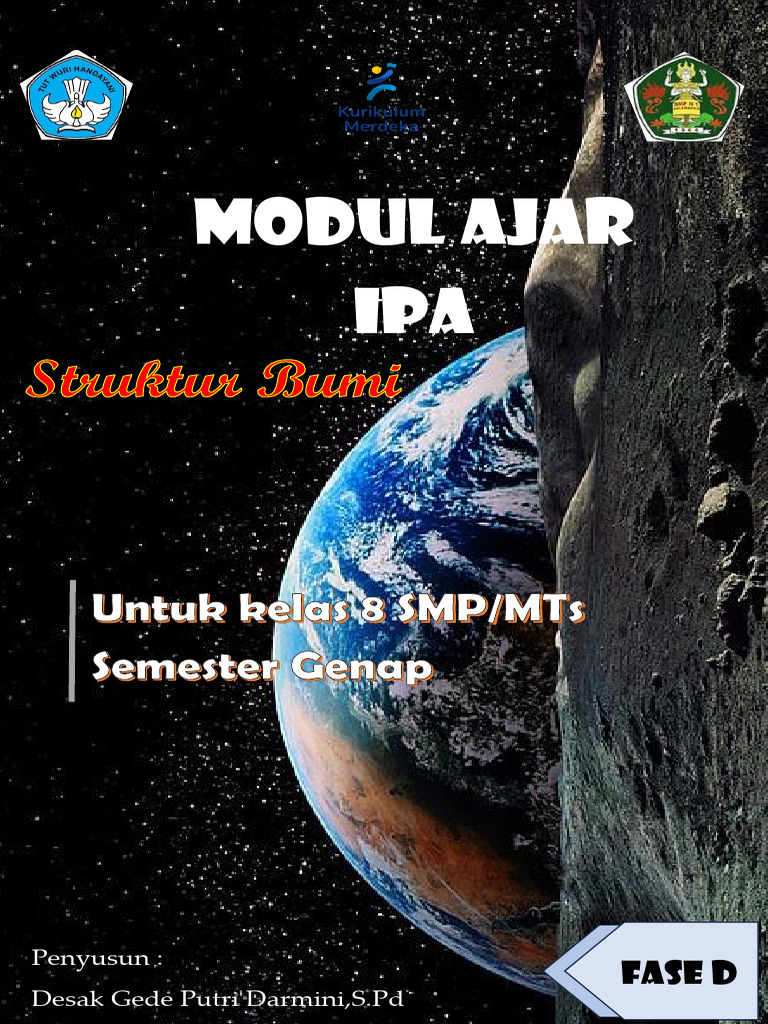 MODUL AJAR Struktur Bumi | PDF