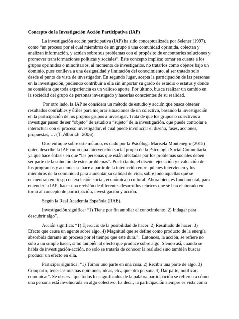 Modelos de IAP | PDF | Investigación de acción participativa | Enseñando