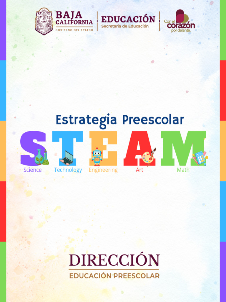 Fichero Preescolar STEAM. | PDF | Aprendizaje | Educación de la primera ...