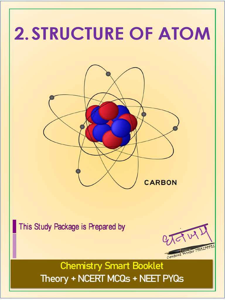 2.structure of Atom-Smart Booklet | PDF | Photoelectric Effect | Waves