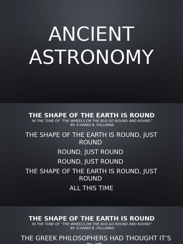 Lesson 1 - Ancient Astronomy | PDF | Solar System | Ancient Astronomy