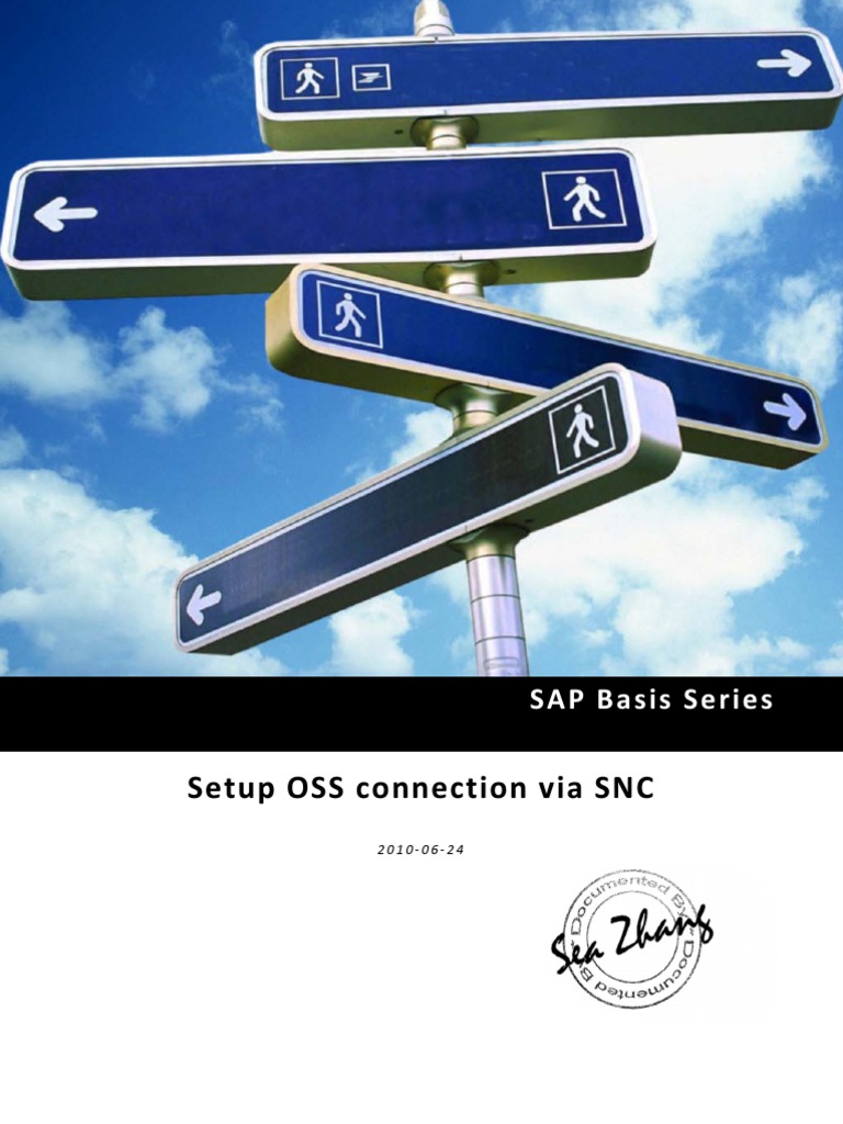 SAP Basis Series - Setup OSS Connection Via SNC | PDF | Ip Address ...