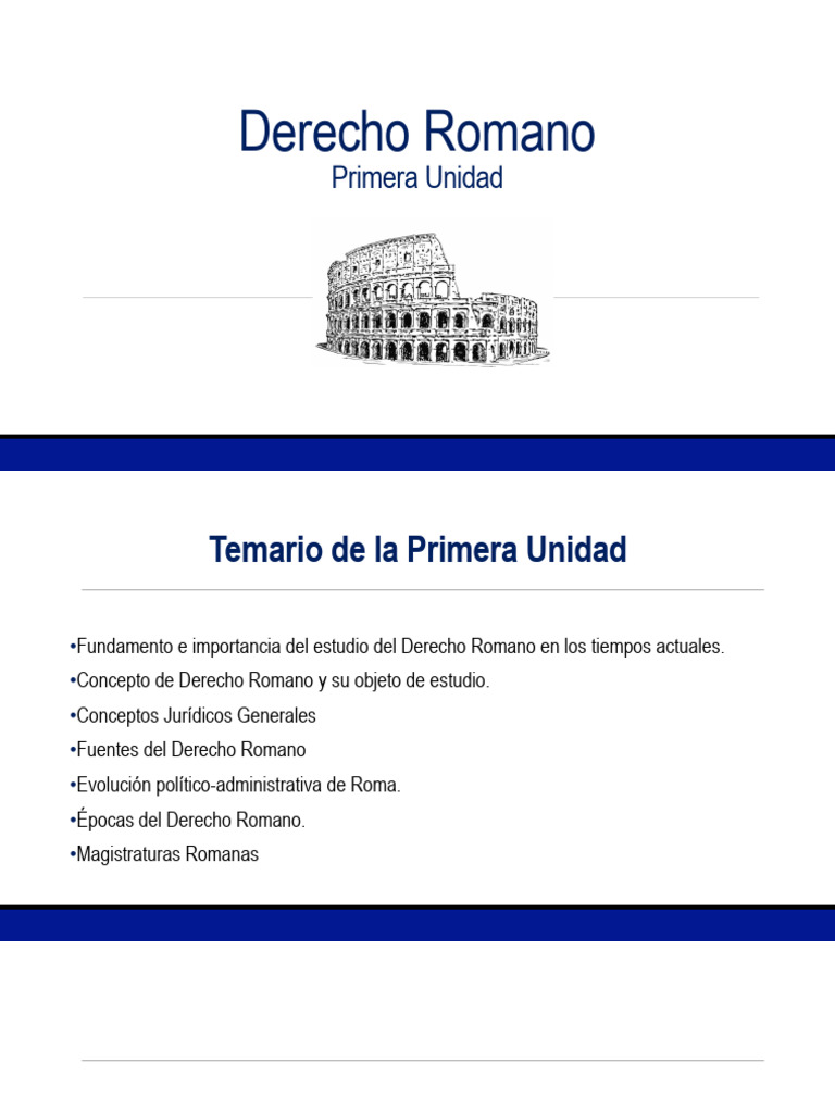 Introducción al Derecho Romano y su Relevancia | PDF | Ley romana ...