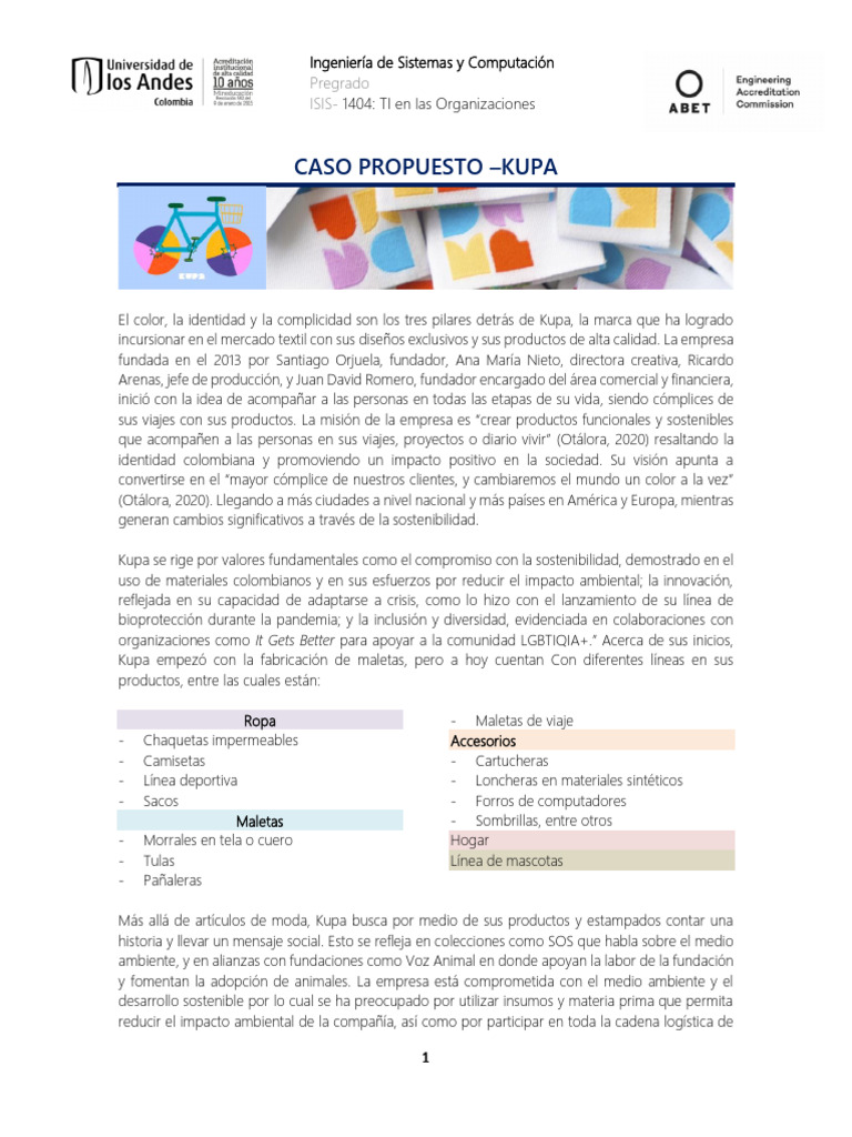 Caso Kupa | PDF | Sustentabilidad | Marca