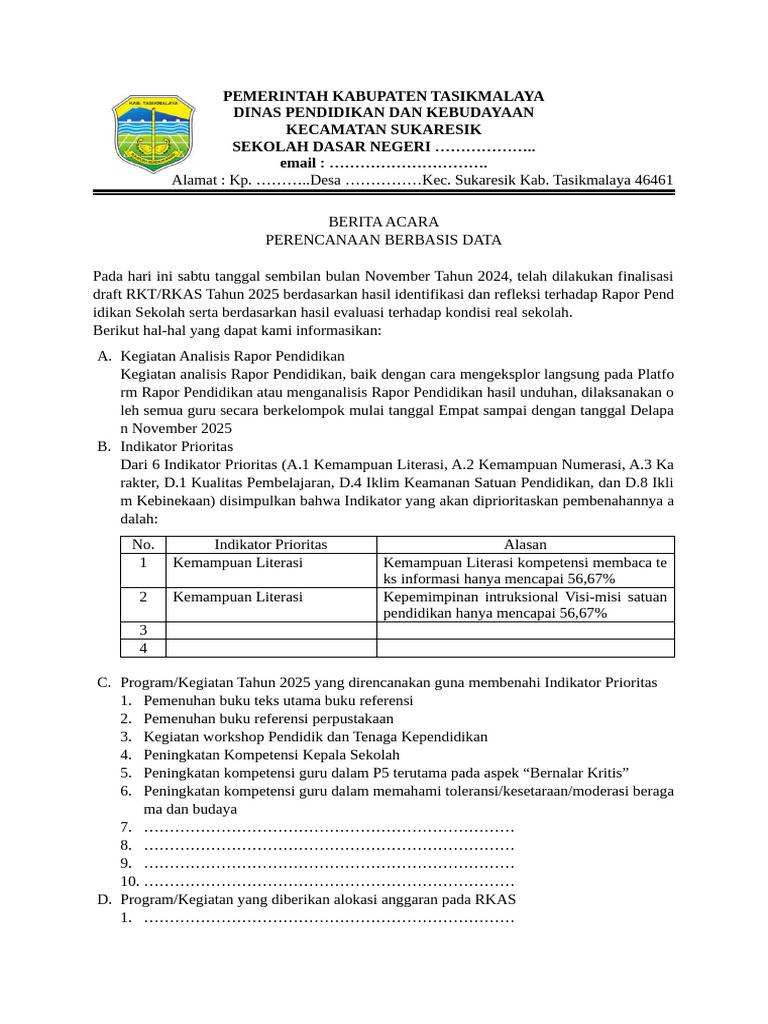 1.BA PBD 2024 Untuk 2025 | PDF