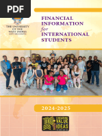 UWI St. Augustine Fee Booklet 2025/2026 | PDF | Banks | Cheque