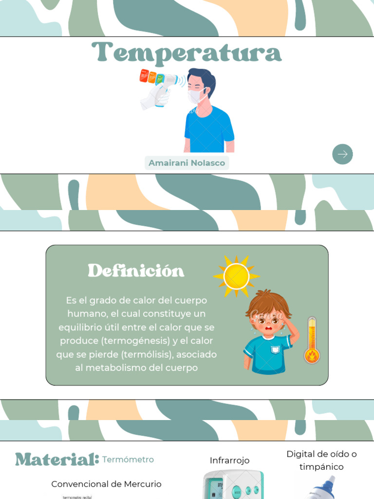 Guía sobre la Toma de Temperatura | PDF | Termómetro | Termodinámica