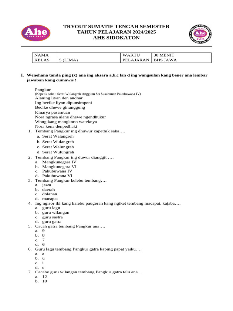 PTS B Jawa 5 SD | PDF