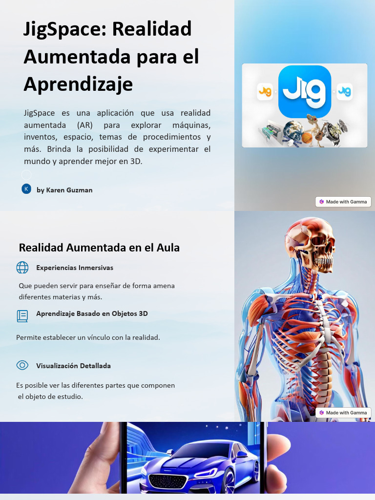 JigSpace Realidad Aumentada para El Aprendizaje | PDF | Realidad aumentada | Aprendizaje