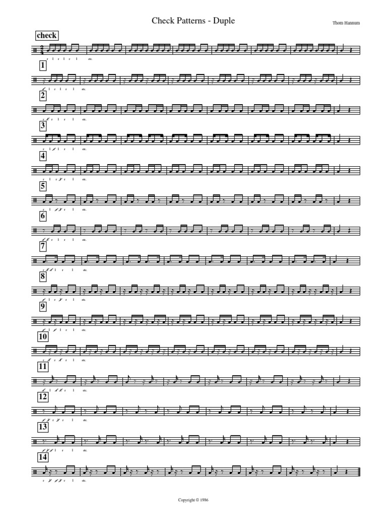 HTTPSWWW - Eiu.edumarching bandDuple20Check20Patterns PDF | PDF