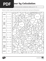 Christmas Calculated Colouring Activities | PDF | Color | Artistic ...