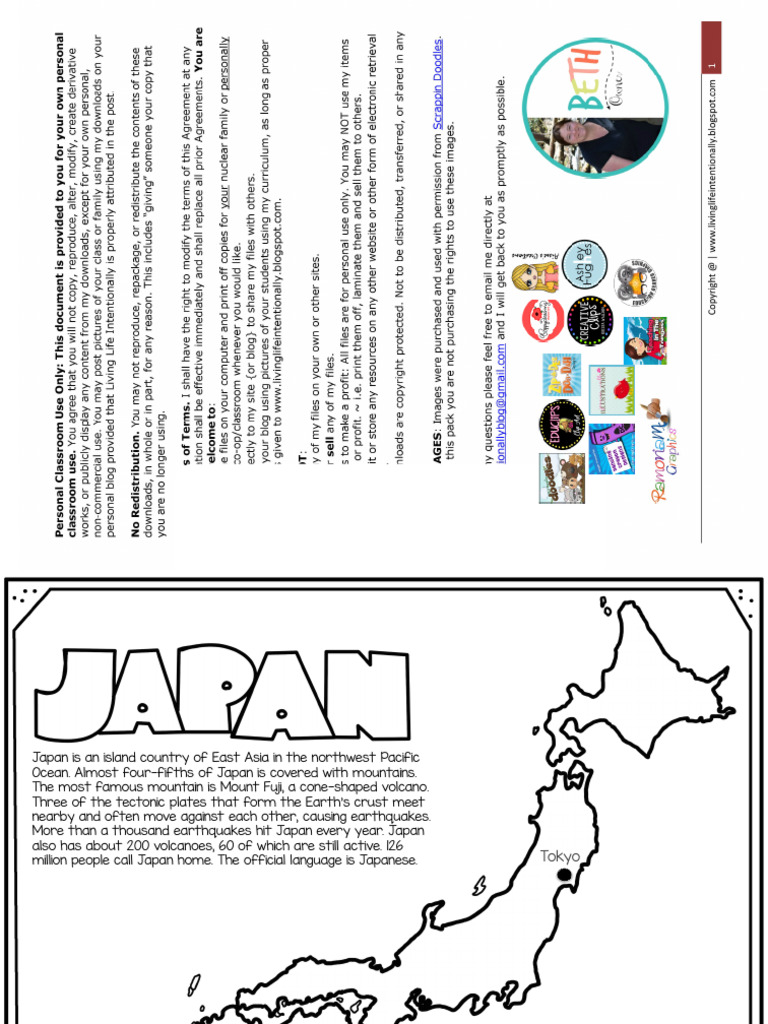 Japan Coloring Book - Updated | PDF