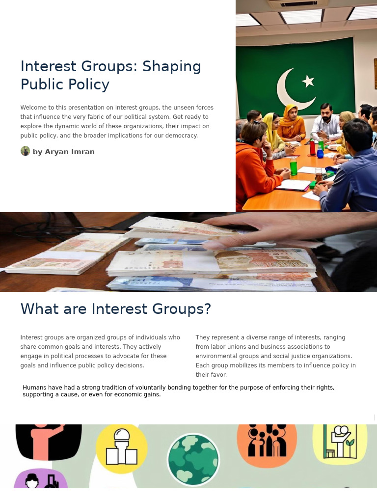 Interest Groups Shaping Public Policy[2] | PDF | Advocacy Group | Policy