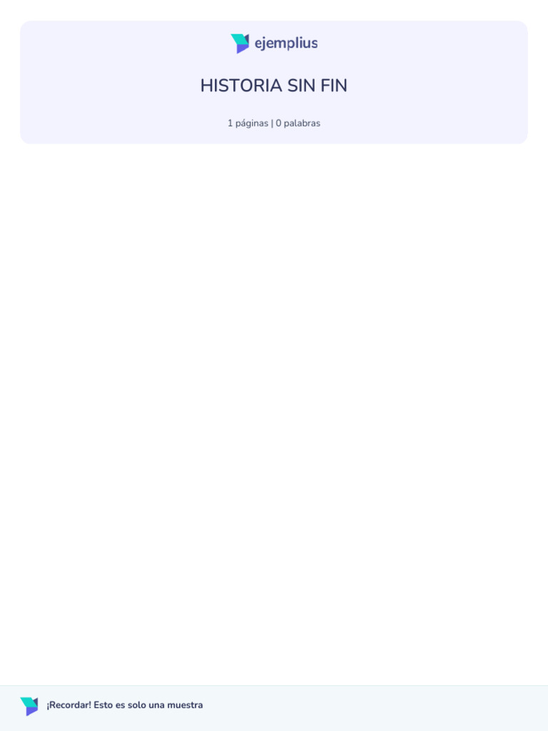 Historia Sin Fin | PDF