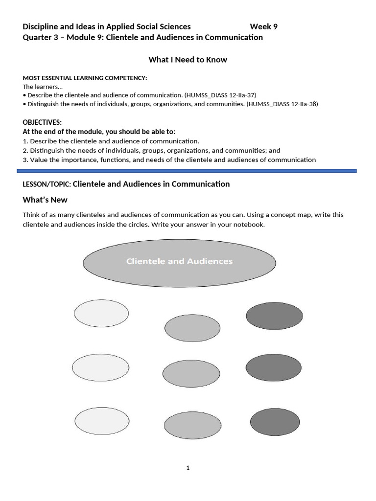 Understanding Communication Audiences | PDF | Communication | Information