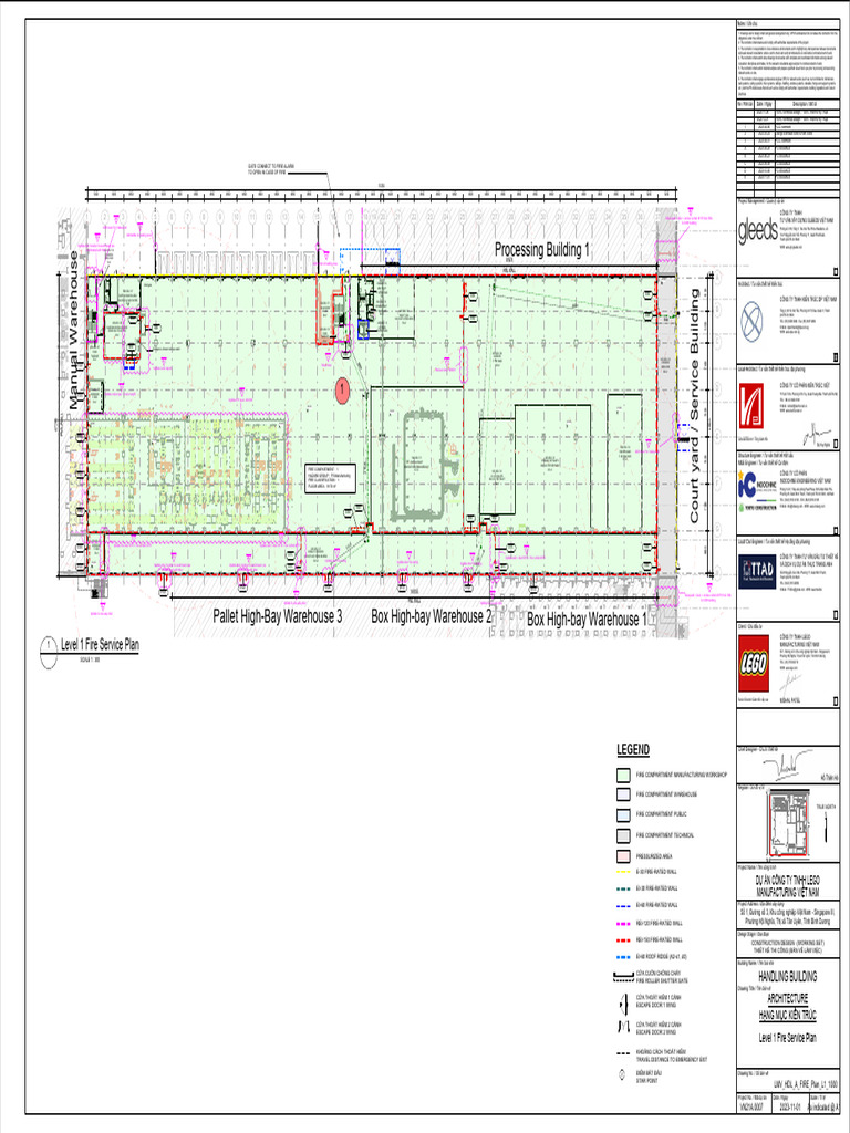 LMV HDL A FIRE Plan L1 1000-Level 1 Fire Service Plan | PDF