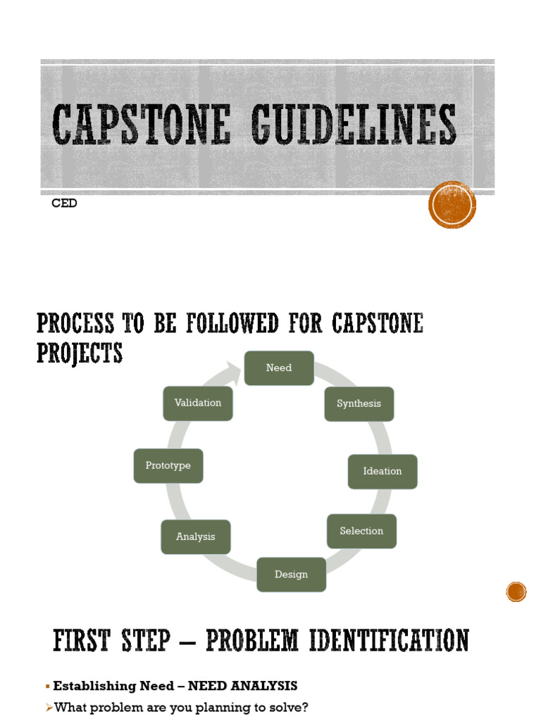 Capstone Instructions 1_2025-26 | PDF