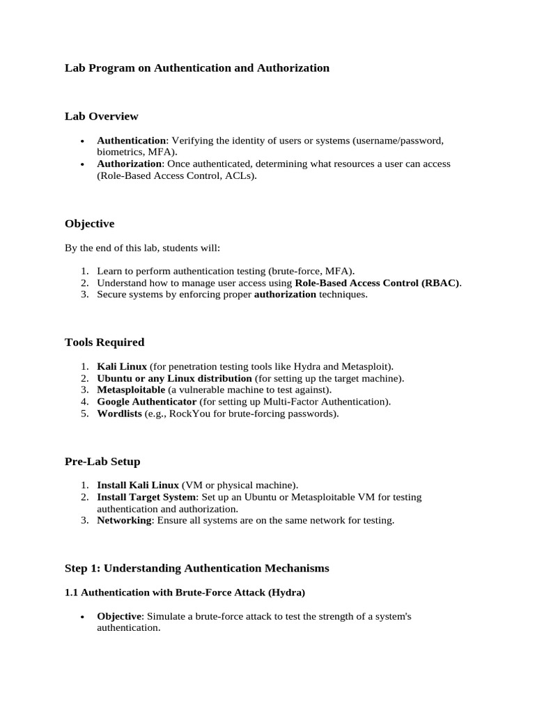 Authentication and Authorization | PDF | Sudo | Password