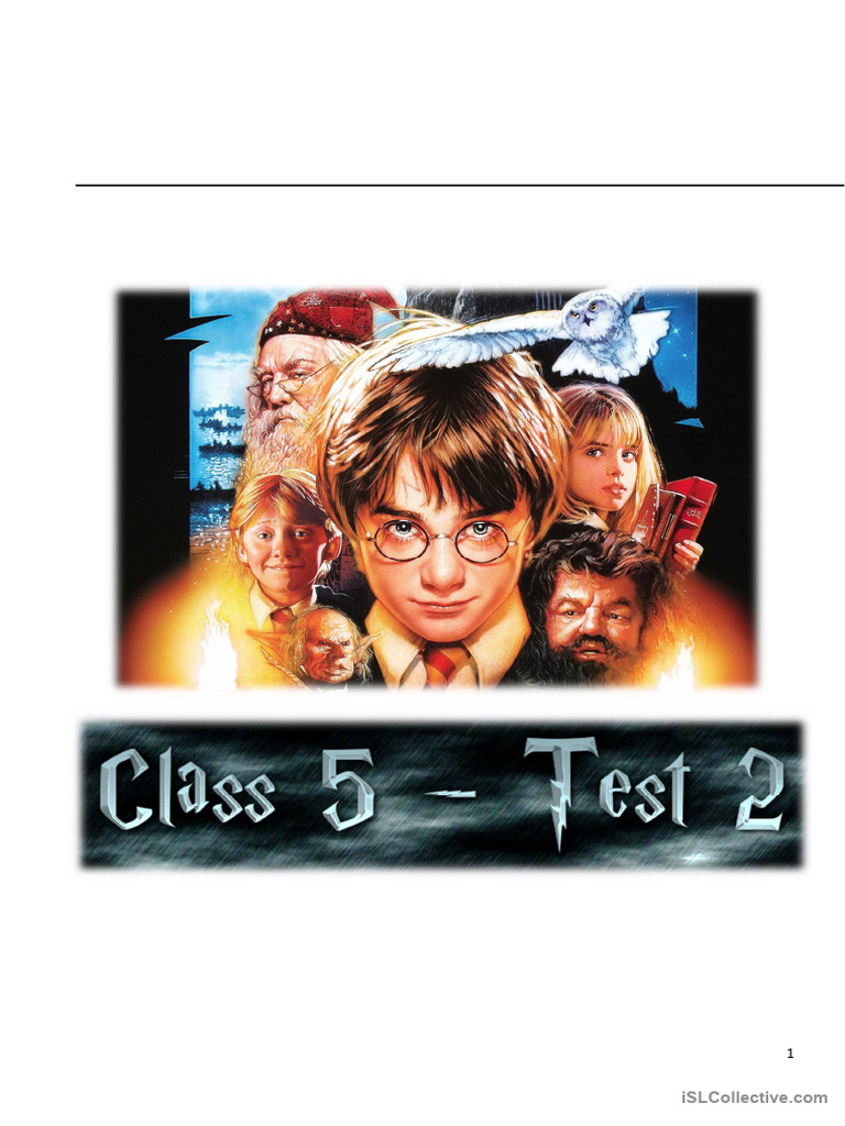 Harry Potter ESL Activities for Beginners | PDF | Mythography | Harry ...