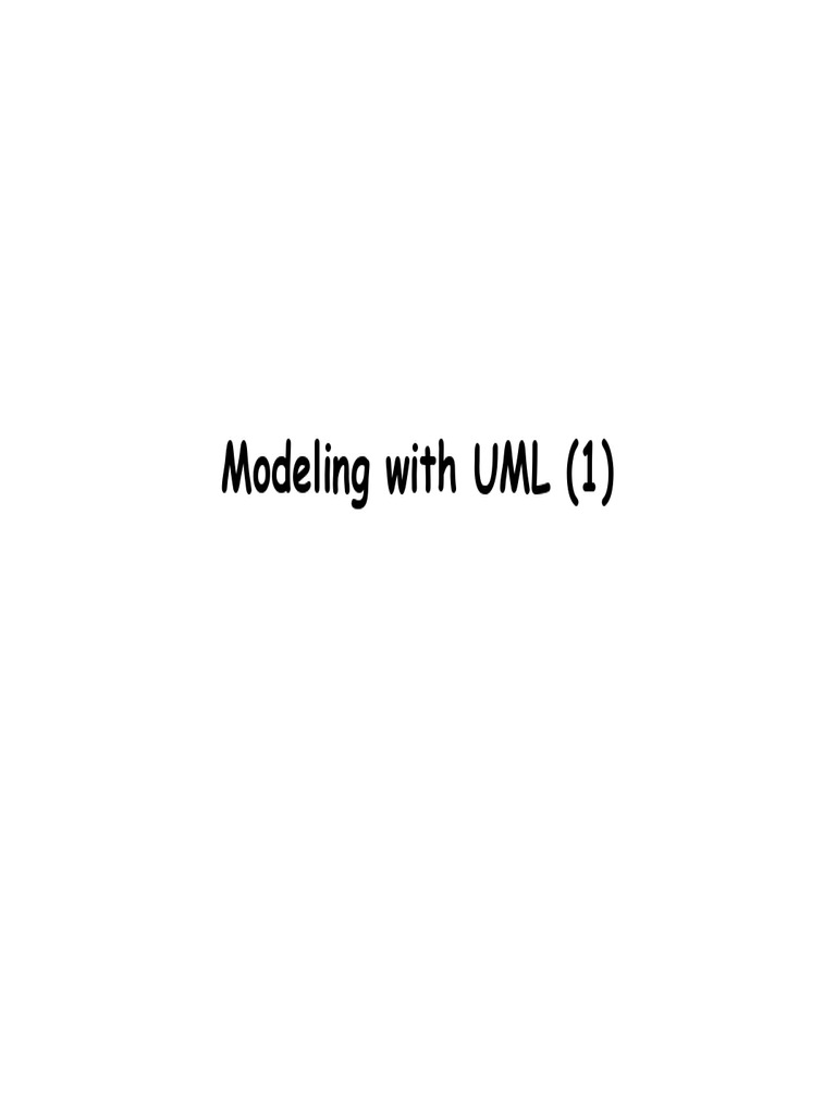 uml1 | PDF | Unified Modeling Language | Use Case