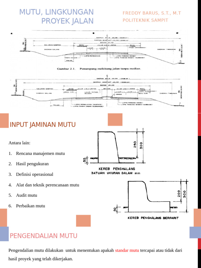 Manajemen Mutu Dan Lingkungan Proyek Jalan-Freddy.3 | PDF