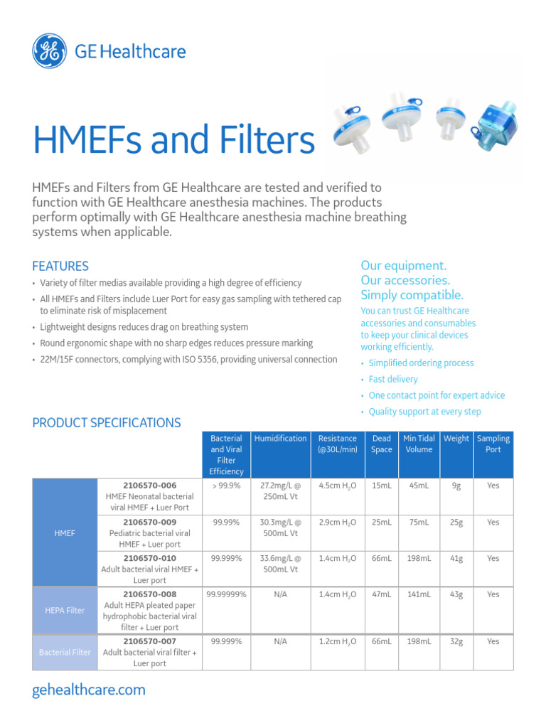HMEF and Filters Spec SheetDOC2267909 GLOBAL DOCUMENT HEPA FILTERS NOT ...