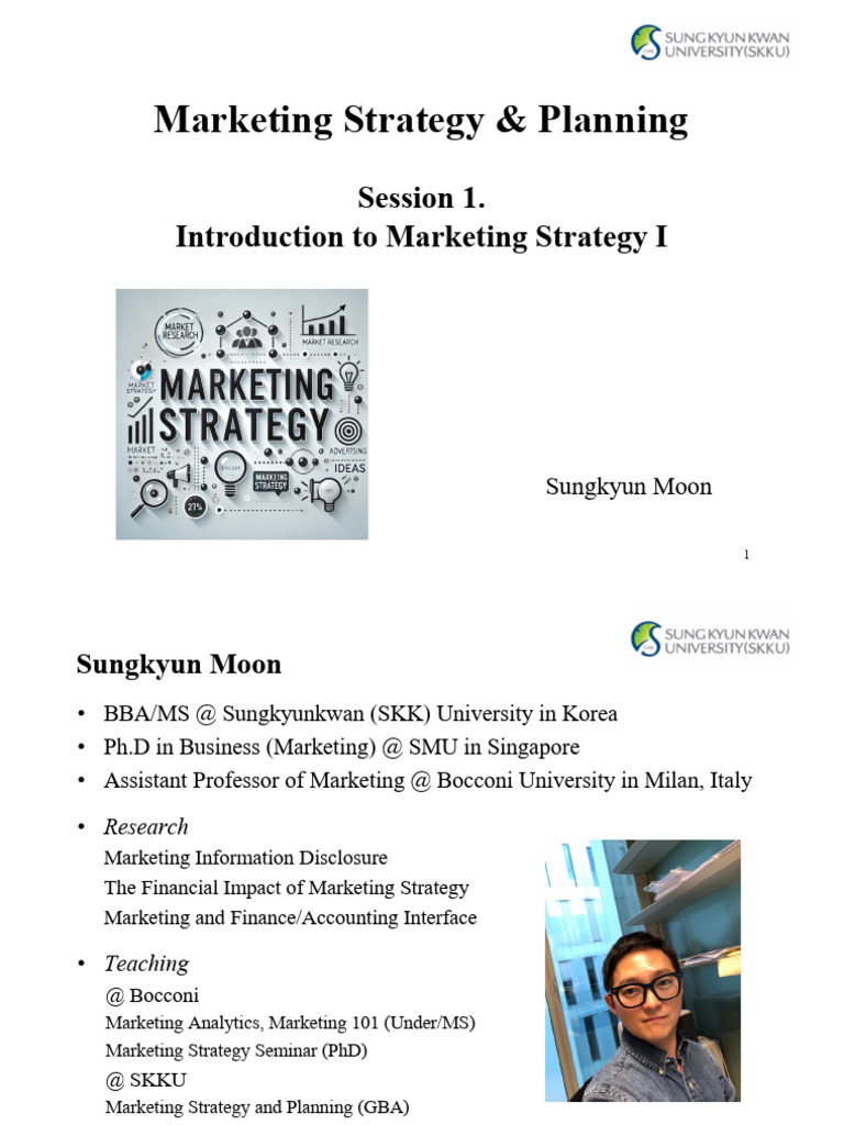 Session 1 - Introduction To Marketing Strategy - Updated | PDF ...