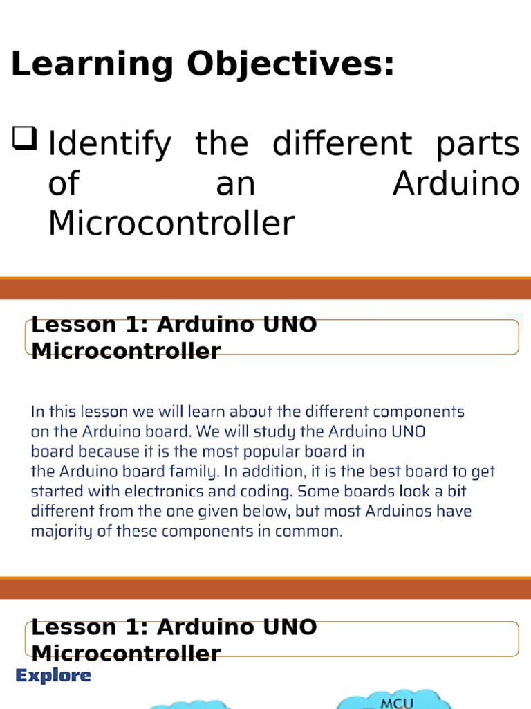 Arduino Microcontroller Basics Guide | PDF