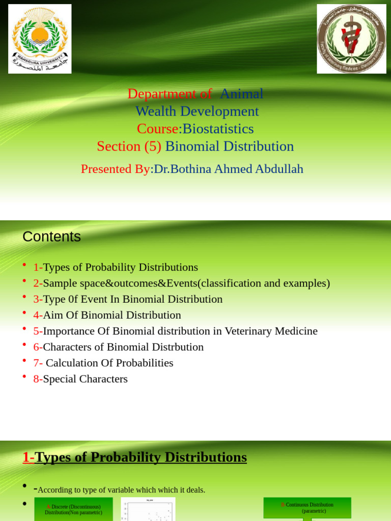 Binomial distribution | PDF | Probability Distribution | Variance