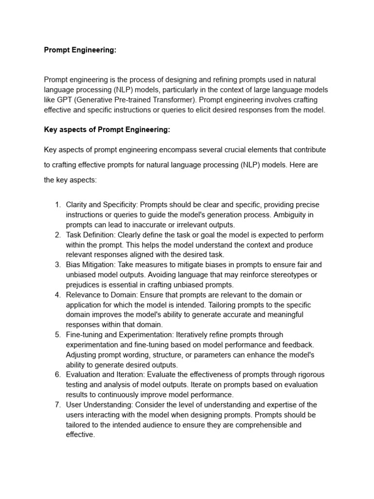 Prompt Engineering | PDF | Priming (Psychology) | Cognitive Science