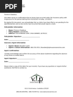 No Claim Letter Template | PDF