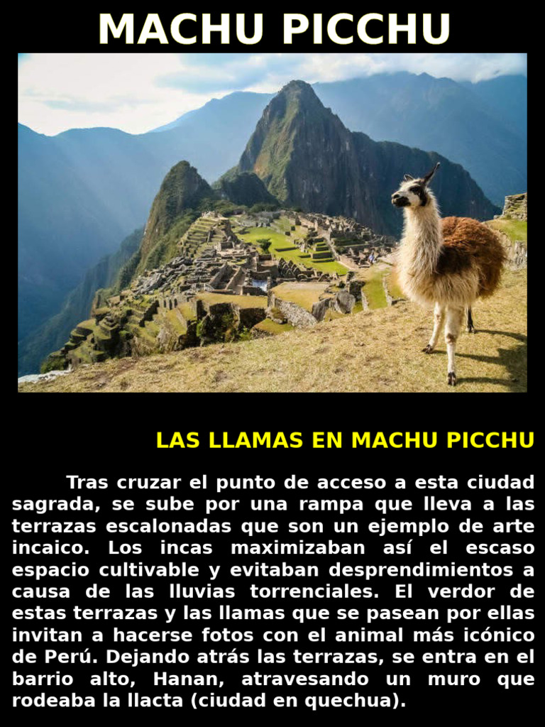 MACHU PICCHU - 12va Parte | PDF