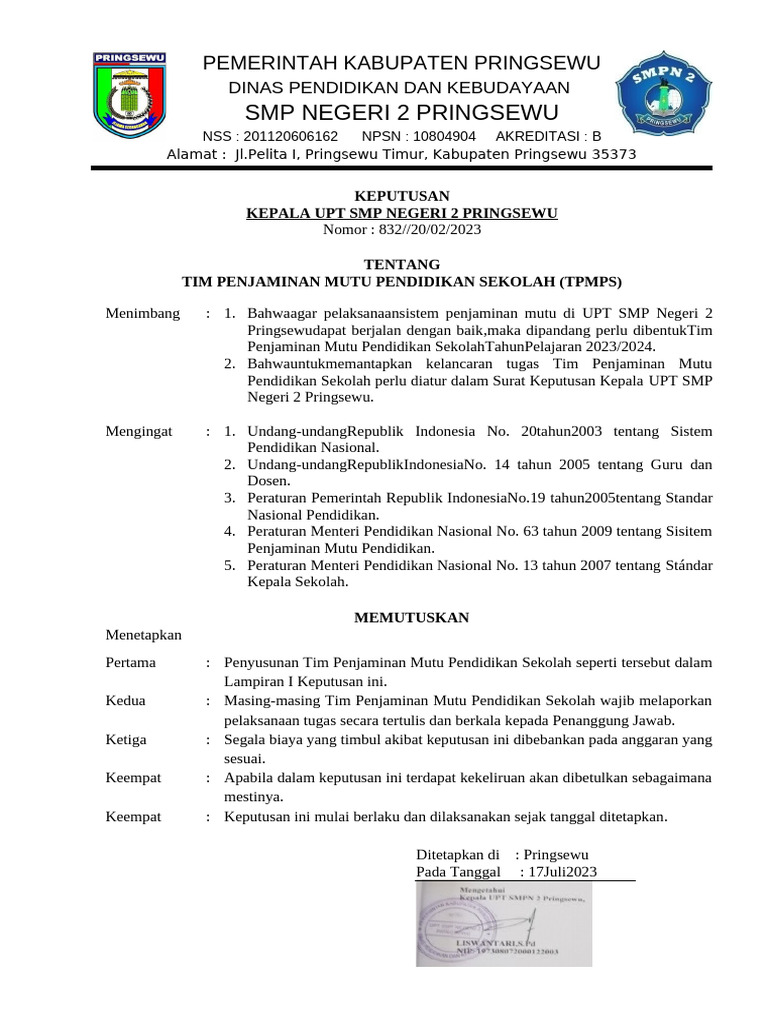 SK TPMPS 23-24 | PDF