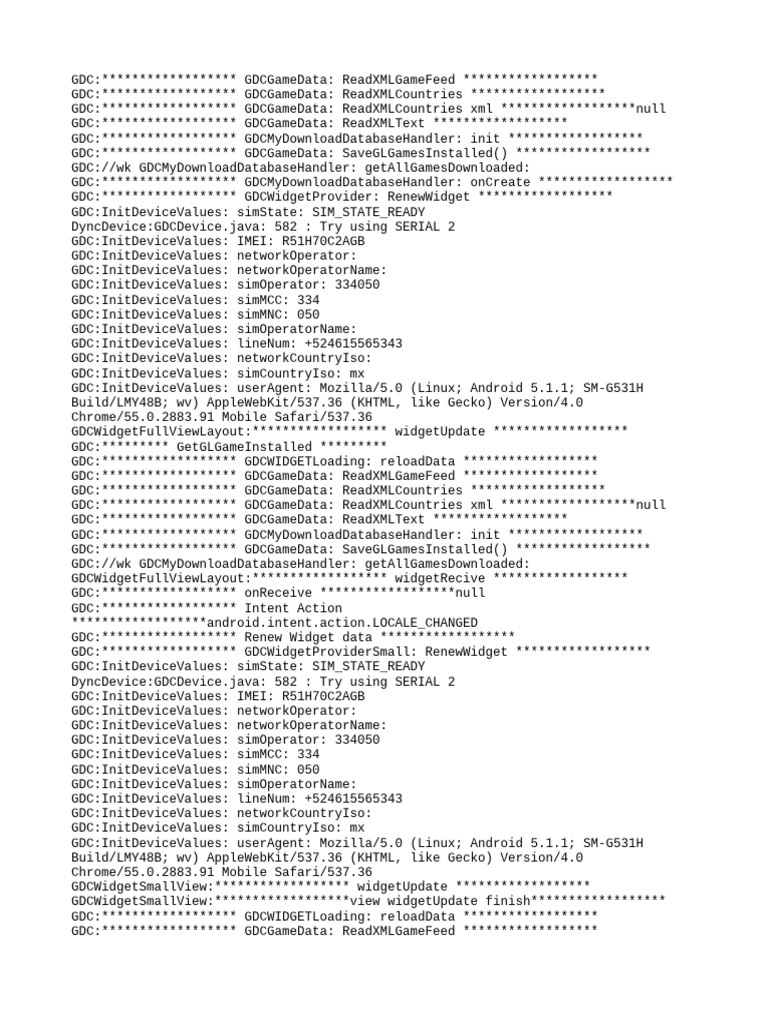Log GDC | PDF | Web Software | Free Software Projects