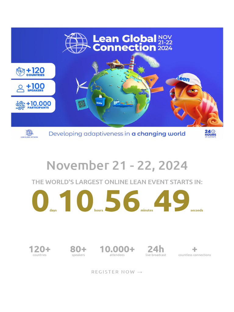 Lean Global Connection 2024 | PDF | Lean Manufacturing | Artificial Intelligence