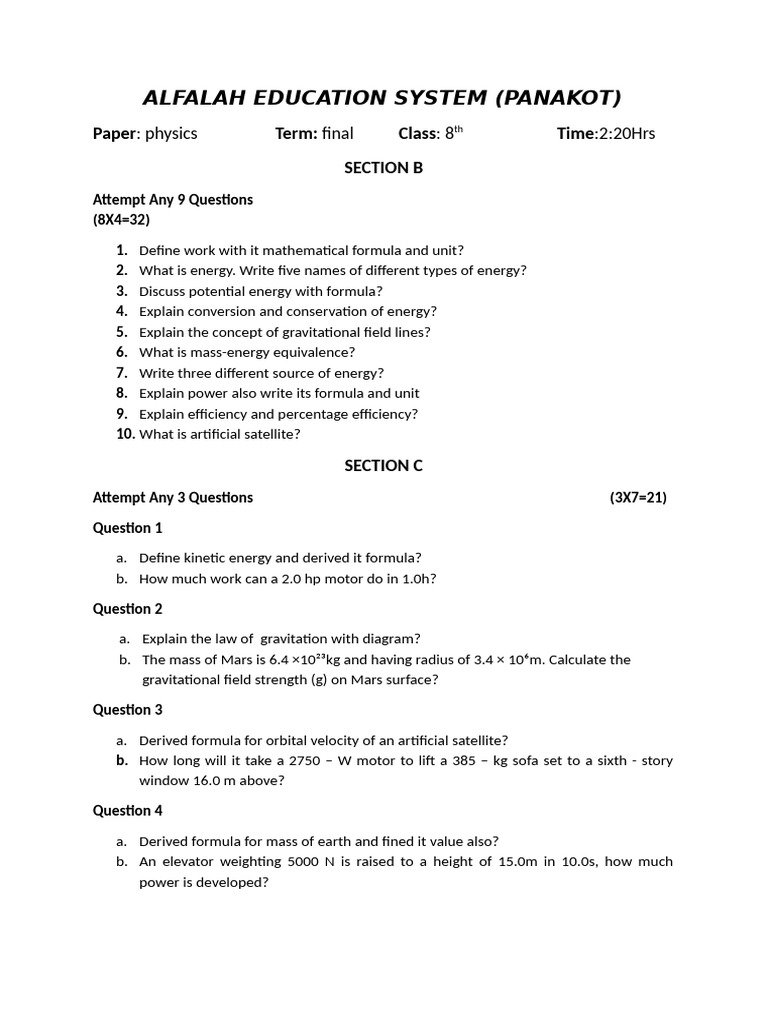 paper 8th chp5-6-1 | PDF | Kinetic Energy | Mass