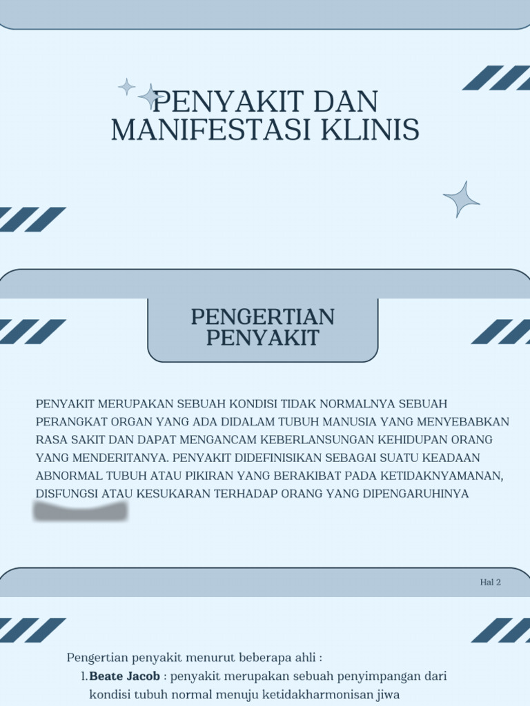 Penyakit Dan Manifestasi Klinis | PDF
