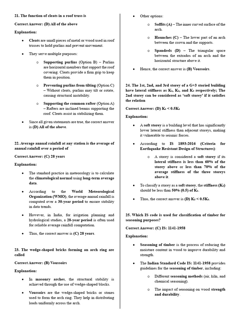 Functions of Cleats and Structural Concepts | PDF | Truss | Mechanical ...