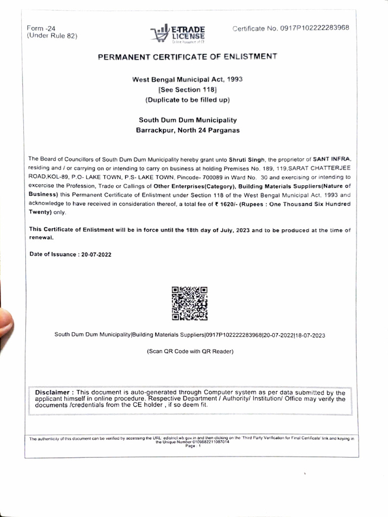 Trade Licence | PDF
